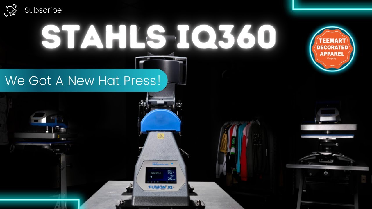 We finally go the IQ360 hat press - YouTube
