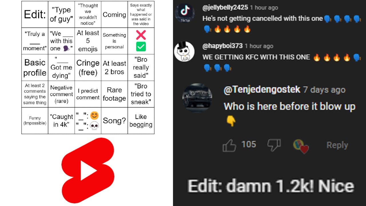 I Played Bingo With The Worst Comment Section Ever - YouTube