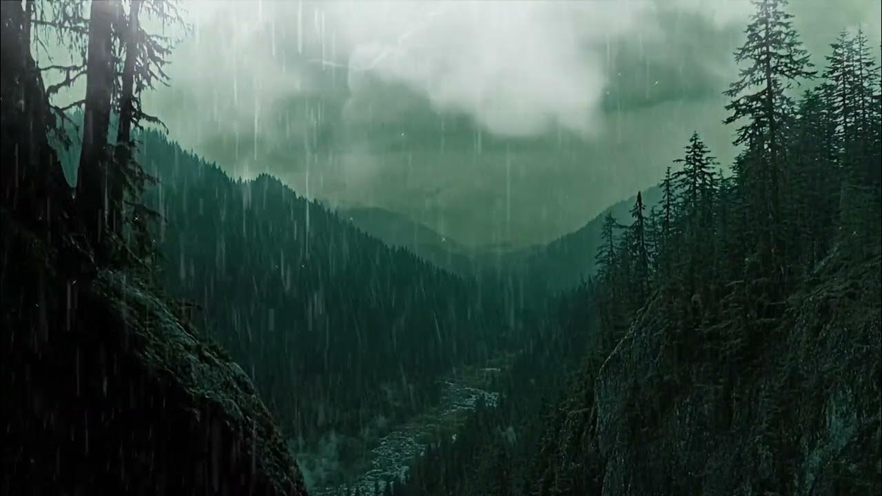 Rain and Thunder Sounds for Focus, Deep Sleep, Relaxation | Thunderstorm White Noise for 2 Hours ...