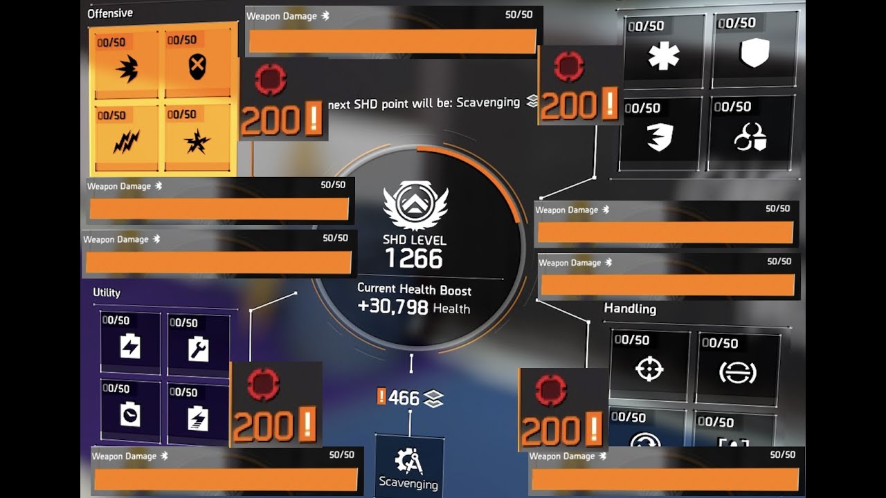DIVISION 2: 1000 SHD LEVELS IN 1 GO! (MAXING OUT SHD WATCH IN MINUTES ...