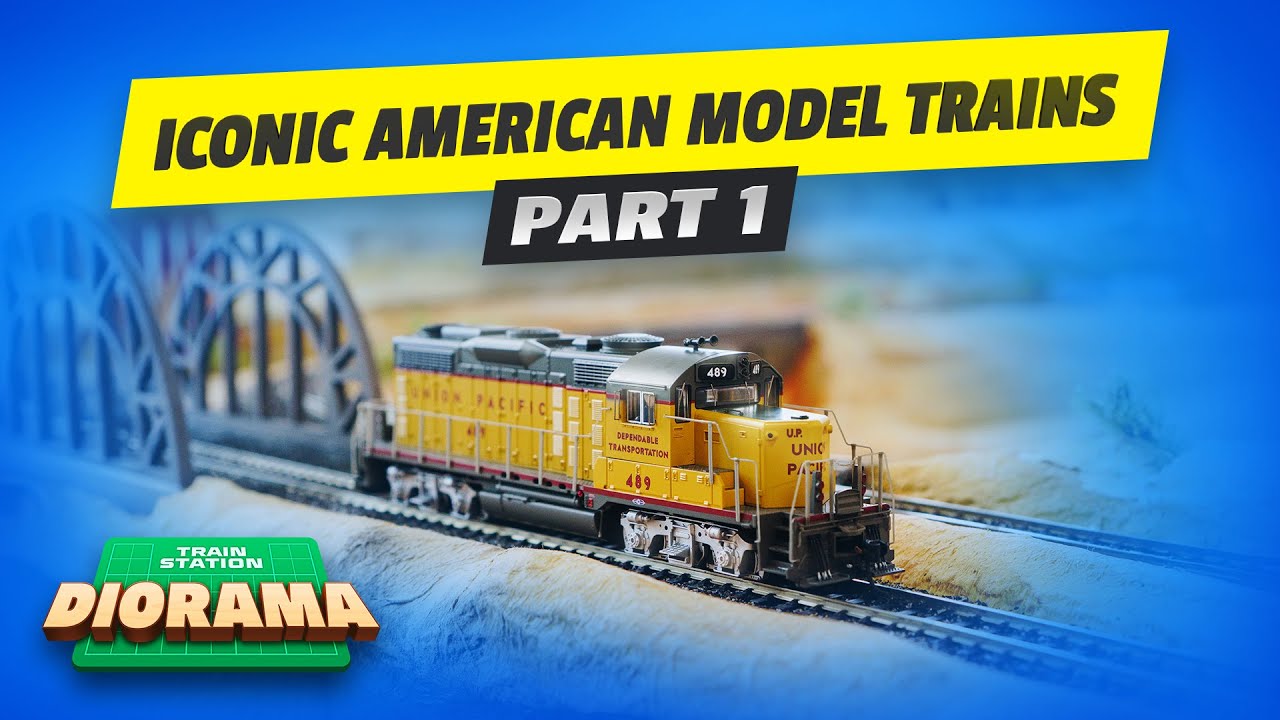 Powerful American Model Trains – Amtrak & EMD GP20 & EMD-SD40-2 Ride ...
