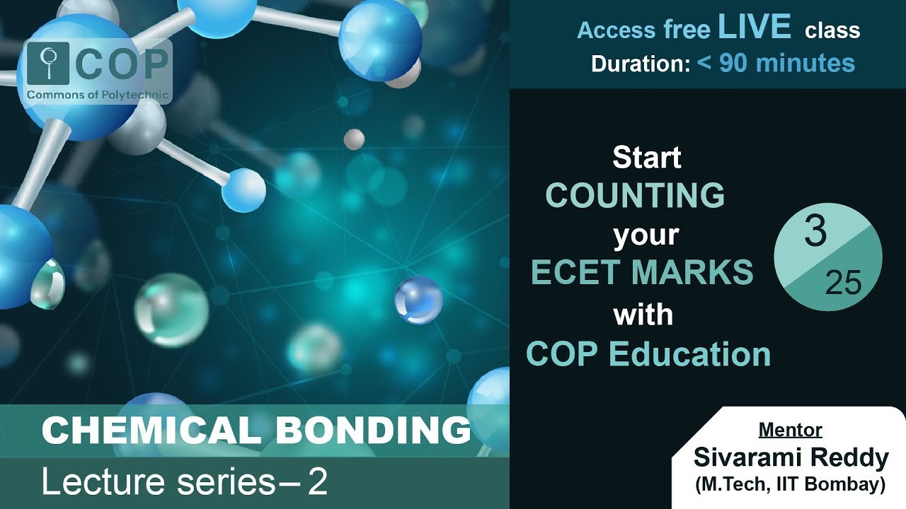 CHEMICAL BONDING Lecture series-2 - YouTube