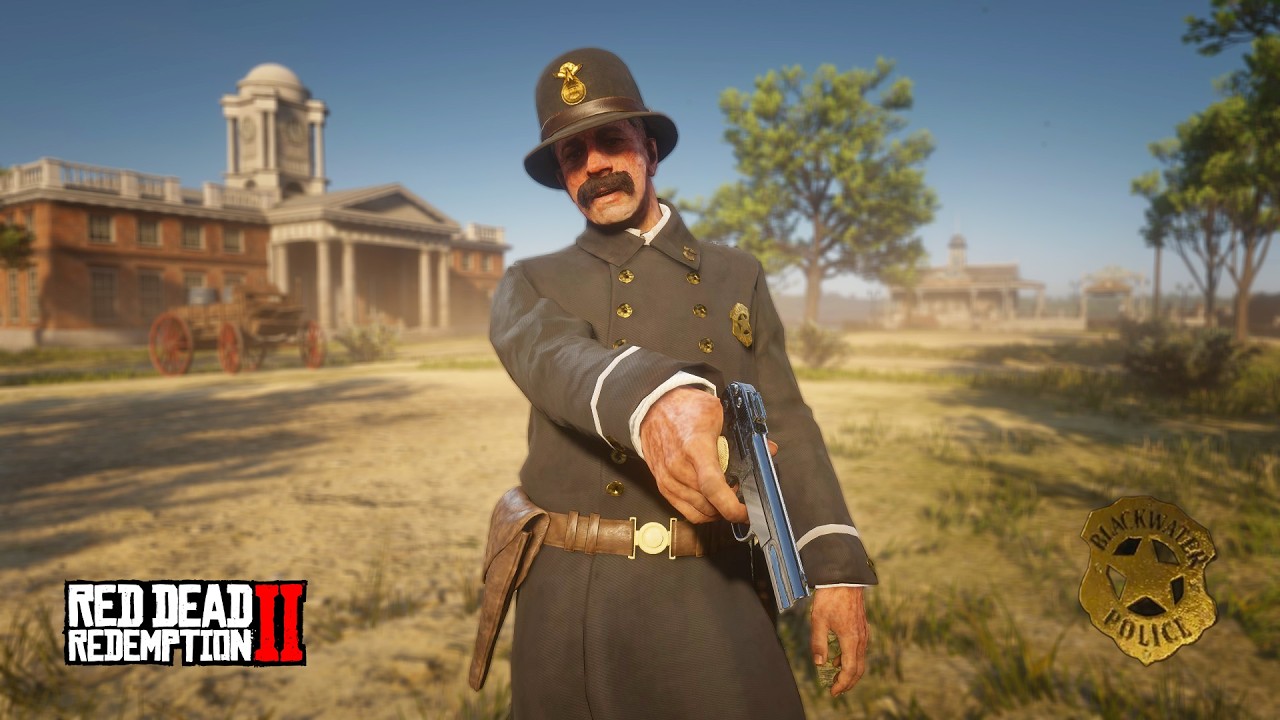 Playing as a Blackwater Lawman in Red Dead Redemption 2 | RDR2 - YouTube