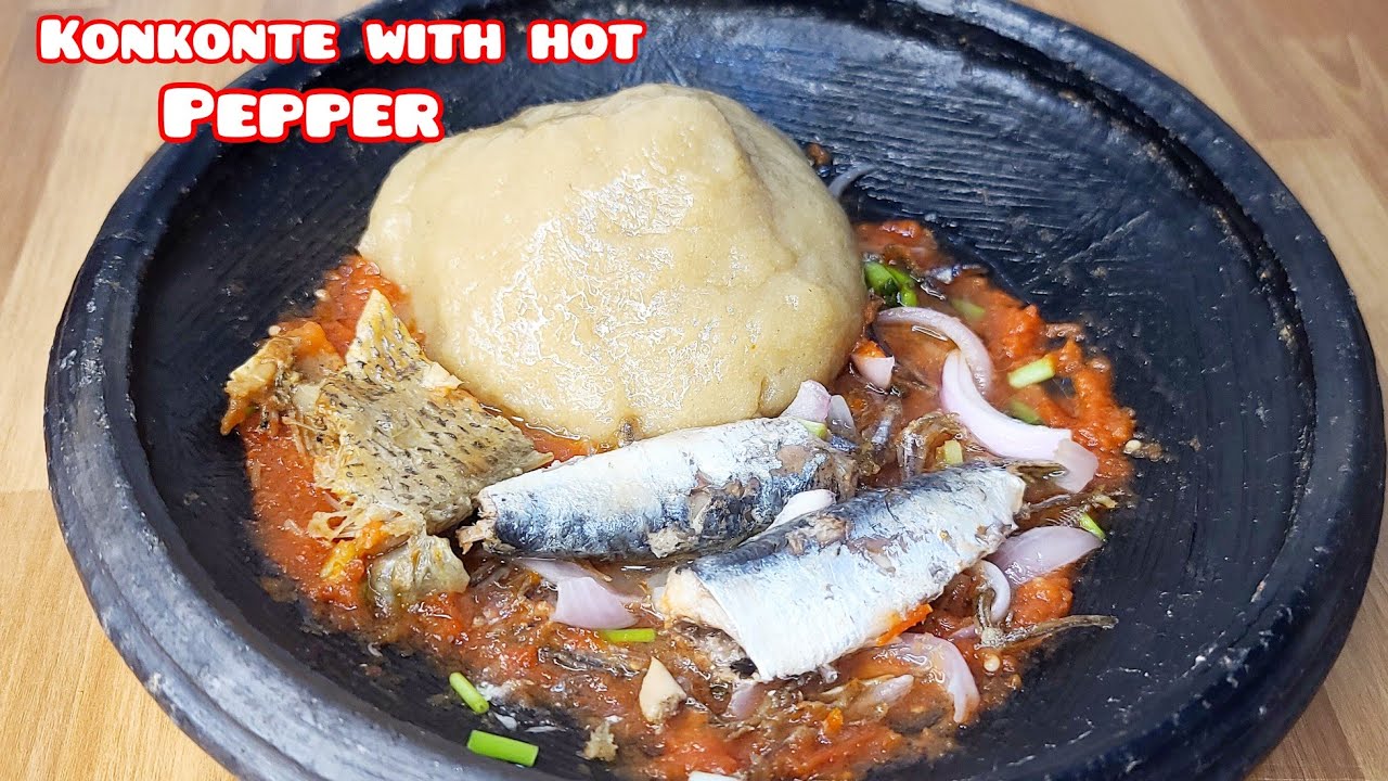 HOW TO MAKE THE AUTHENTIC GA DANGME //KROBO //ADA LOCALFOOD KONKONTE ...