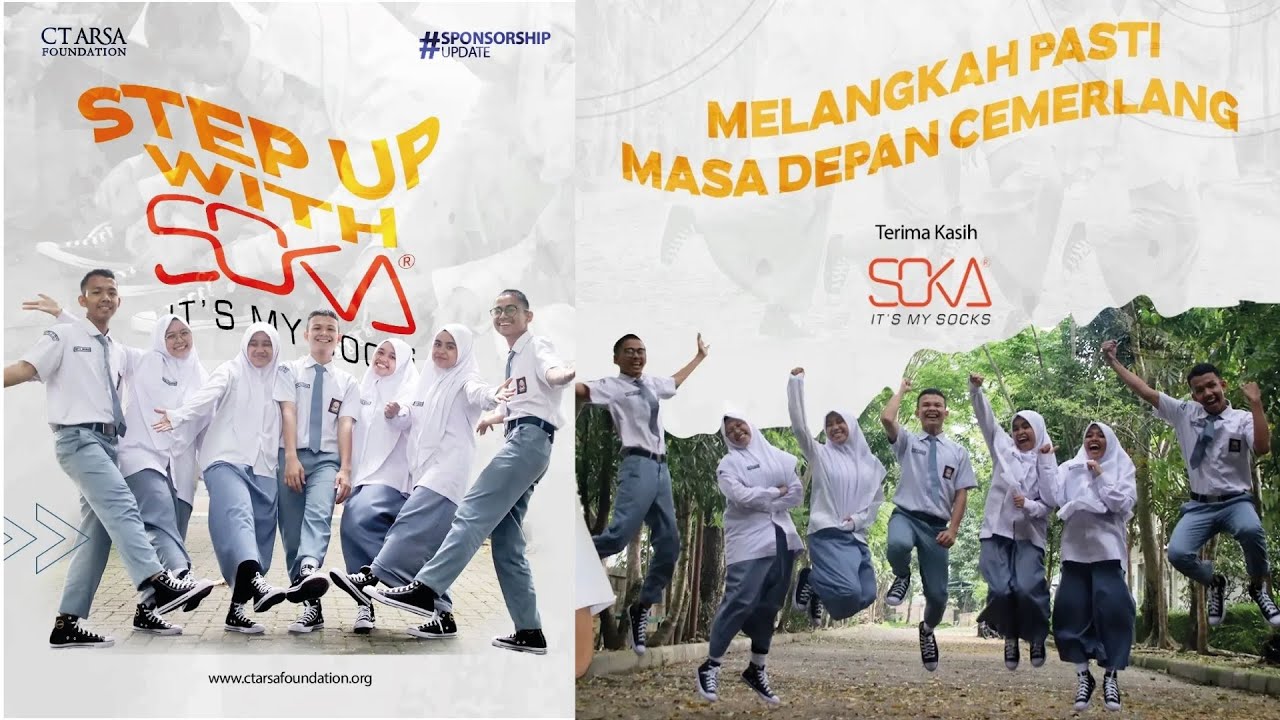 Soka x CT Arsa | SEPATU & KAOS KAKI UNTUK SMAU CT ARSA FOUNDATION DELI ...
