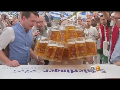 German Man Sets New Beer-Carrying World Record