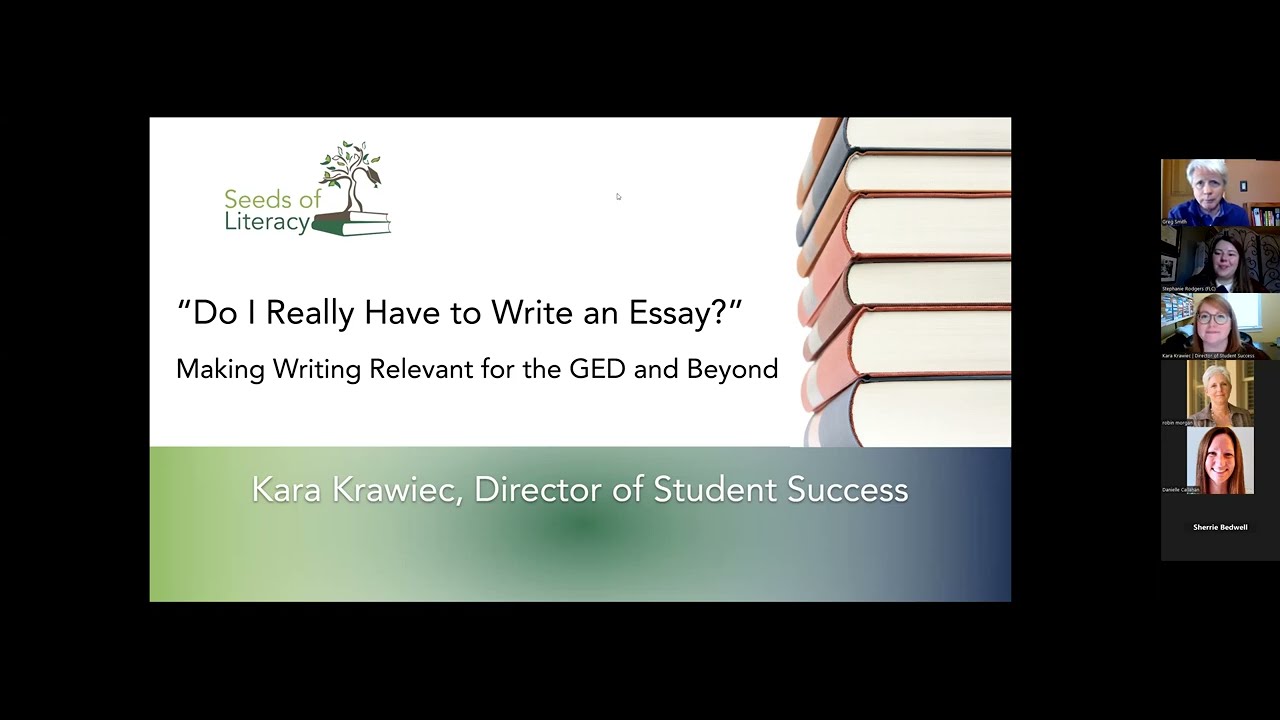 "Do I Really Have to Write an Essay?" - Making Writing Relevant for the ...