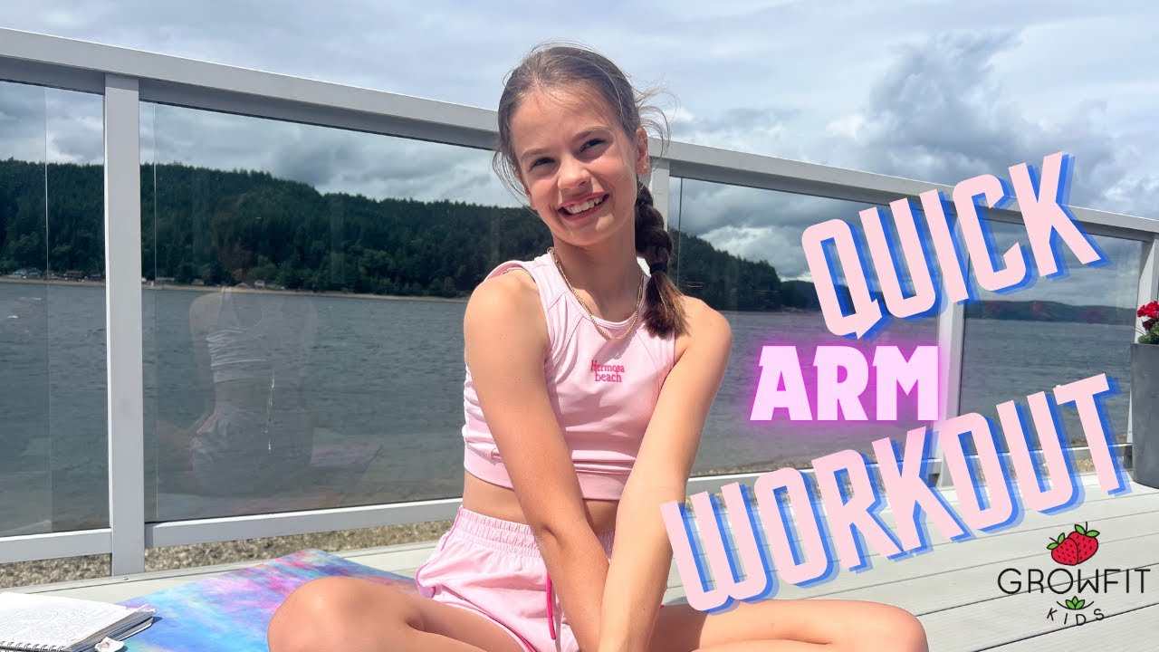 Quick Toned Arm Workout for Kids. Let's Move! - YouTube