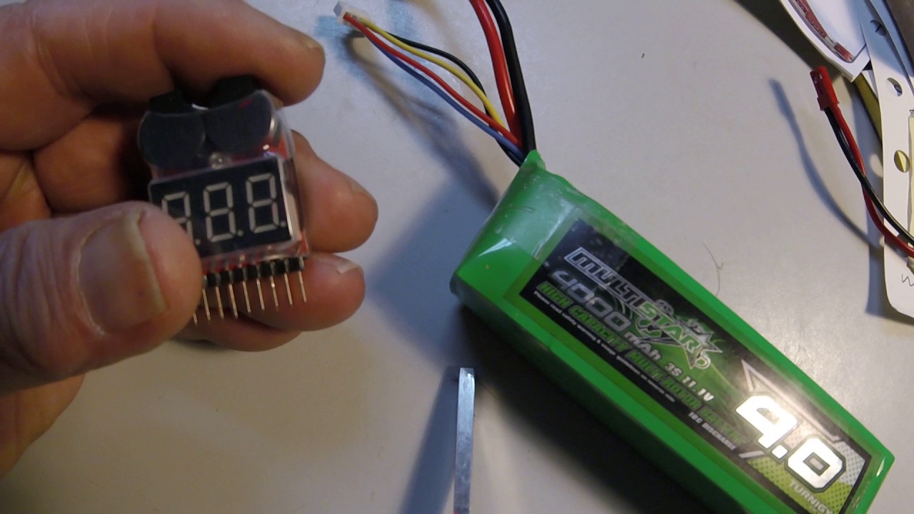1 2 2017 Digital tester for LiPo batteries - YouTube