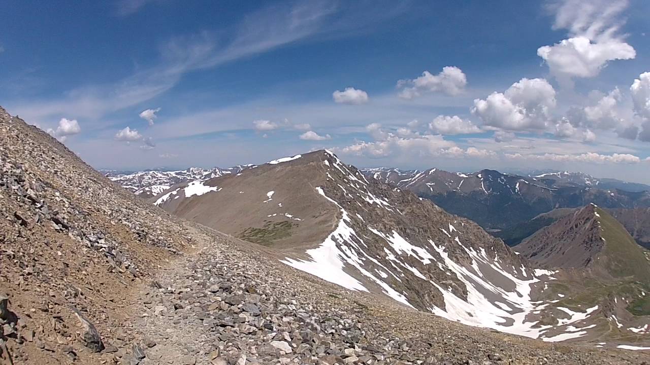 Gray's Peak 14er in Colorado with Goats - YouTube