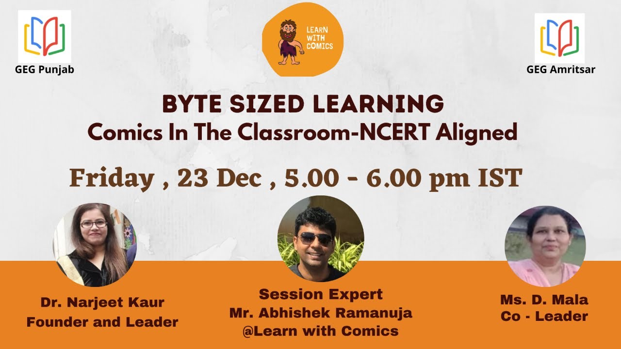 Byte Sized Learning- Comics In The Classroom-NCERT Aligned - YouTube