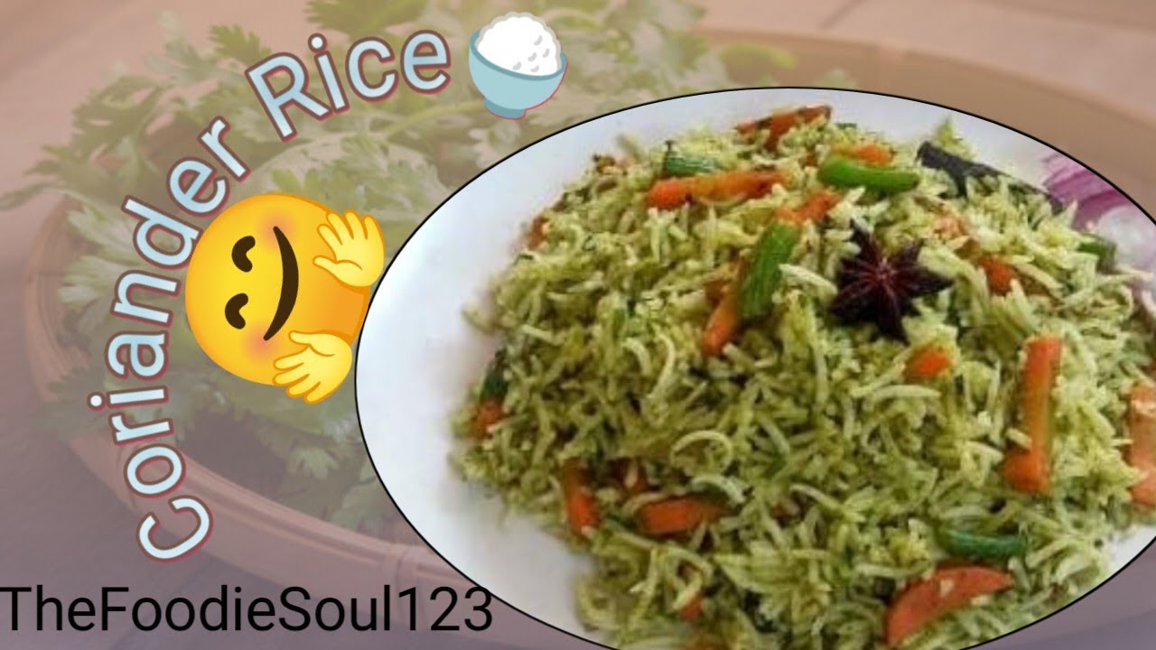Kothimeera Rice || Coriander Rice || 5mins Lunch box Recipe👌😋 - YouTube