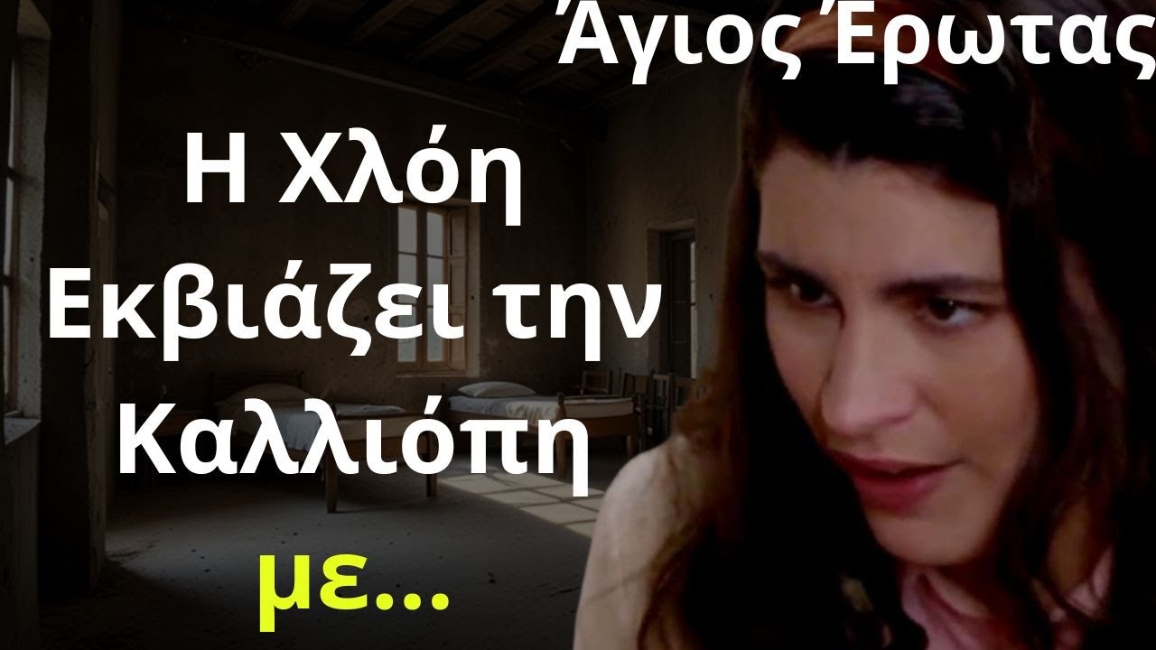 Άγιος Έρωτας Spoiler: Η Χλόη Εκβιάζει την Καλλιόπη με... - YouTube