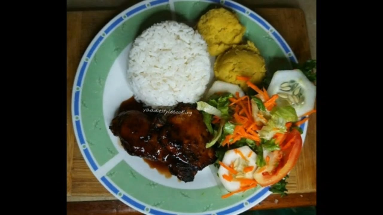 COOK MY JAMAICAN DINNER WITH ME| Oven Honey Jerk Chicken | Coconut Rice ...