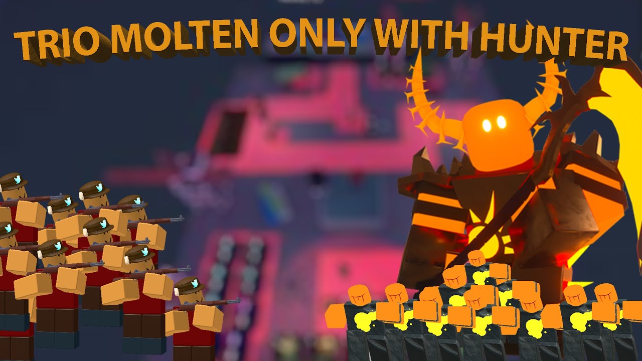 TDS HUNTER DEFEAT MOLTEN BOSS - YouTube