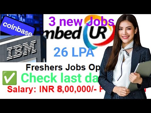 IBM jobs freshers | 26 LPA | Embed UR Jobs | Jobs for freshers | Off campus hiring for 2024 | # ...