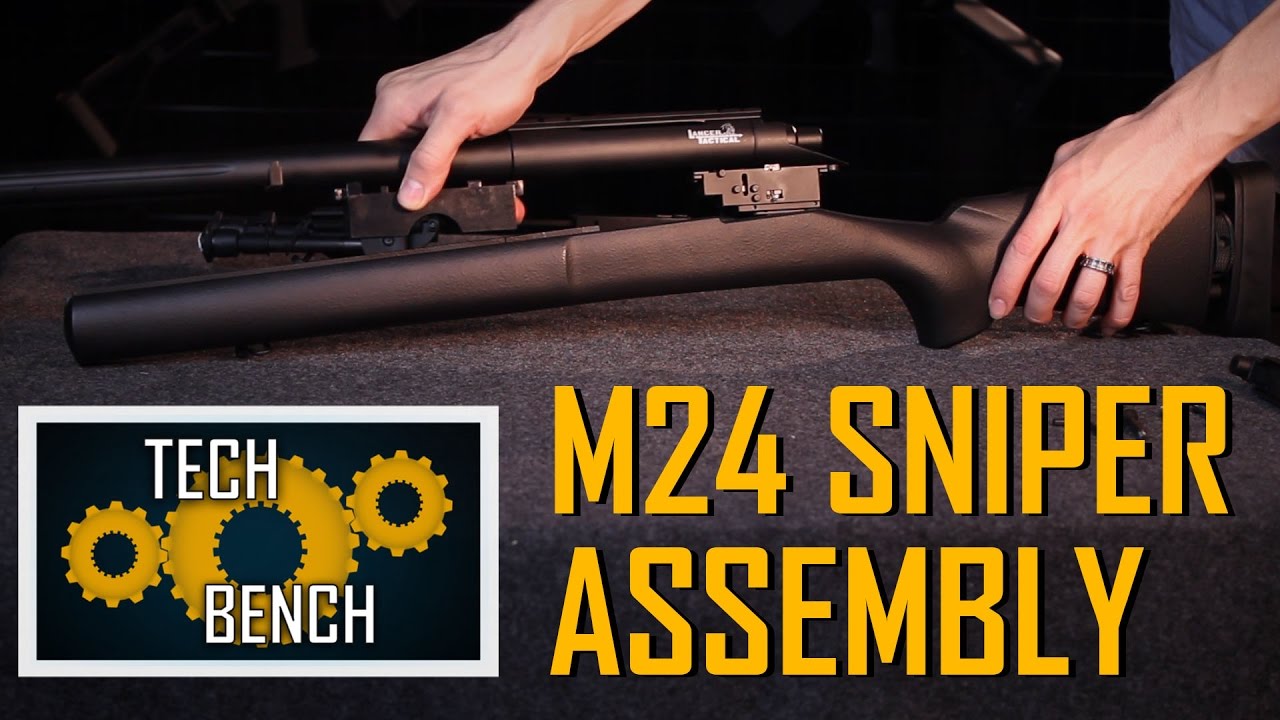 Assembly Tutorial - M24 Airsoft Sniper Rifle - Lancer Tactical [The ...