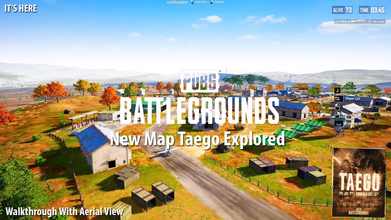 PUBG Battlegrounds TAEGO Map Explored | New Vibrant Graphics | Smooth ...