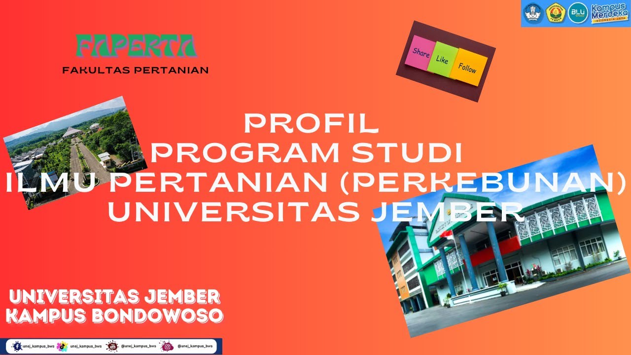 VIDEO PROFIL PROGRAM STUDI PERTANIAN (PERKEBUNAN) UNIVERSITAS JEMBER ...
