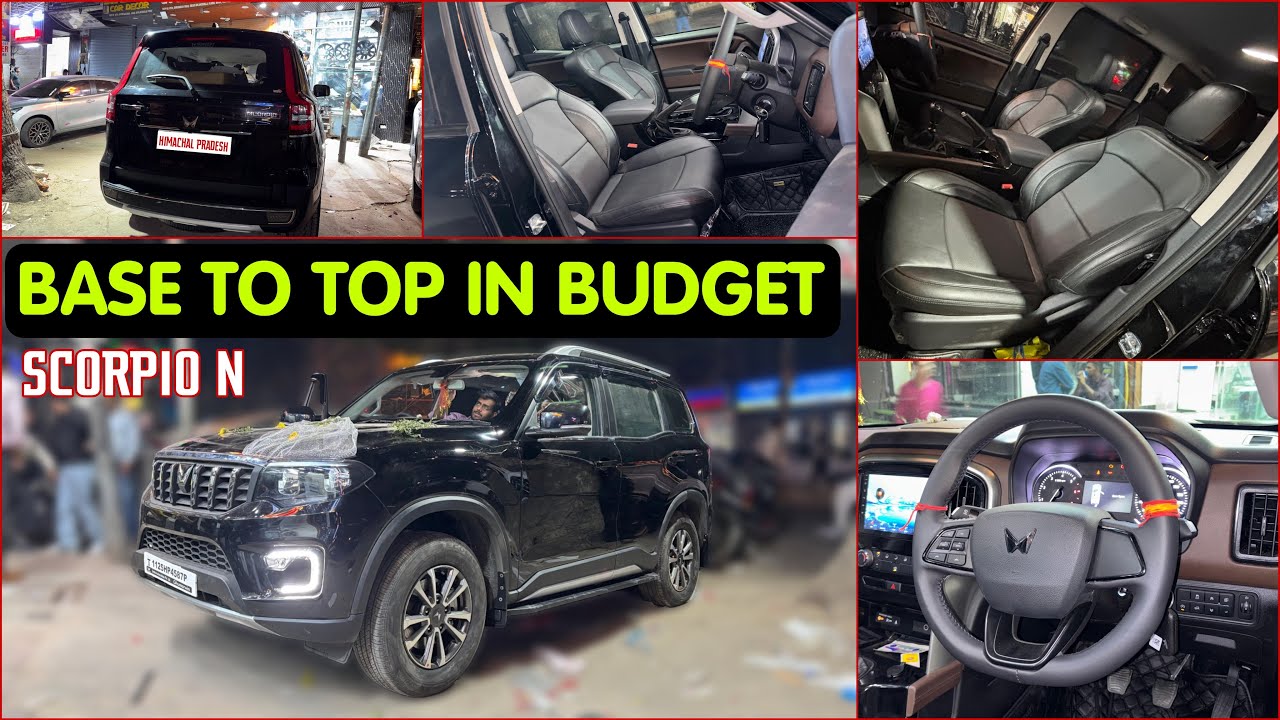 Mahindra Scorpio N Z2 Modified To Z8L With Price Modified Scorpio N ...