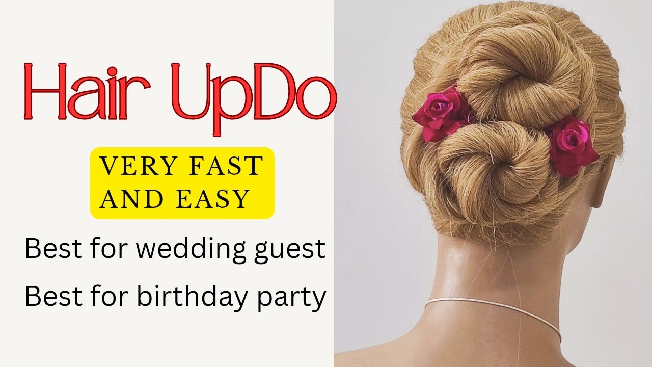 Effortless Elegance: DIY Wedding Updo Hairstyle Tutorial - YouTube
