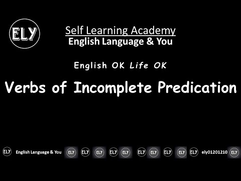 Verbs of Incomplete Predication I Subjunctive I Objective Complement I ...