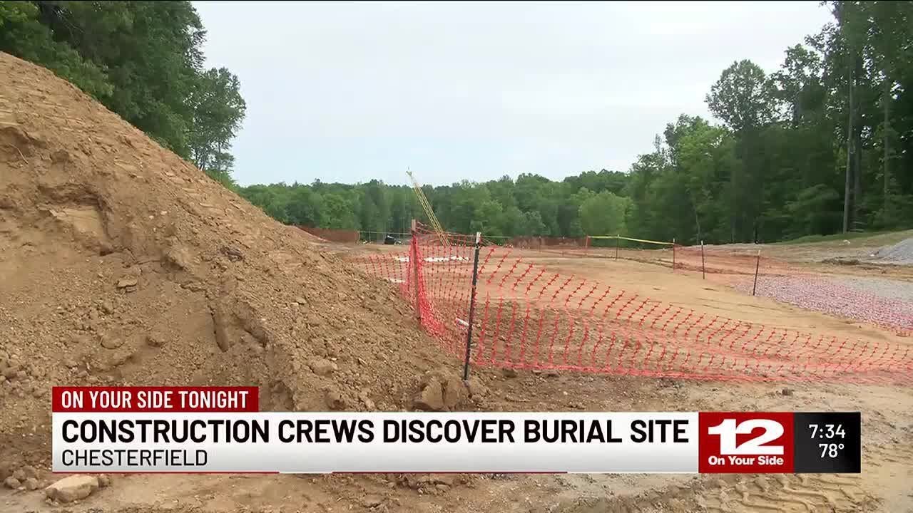 Construction crew discovers burial site during work to extend ...