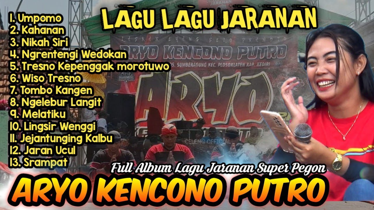 Lagu Jaranan ‼️ Full Album jaranan Aryo Kencono Putro - YouTube