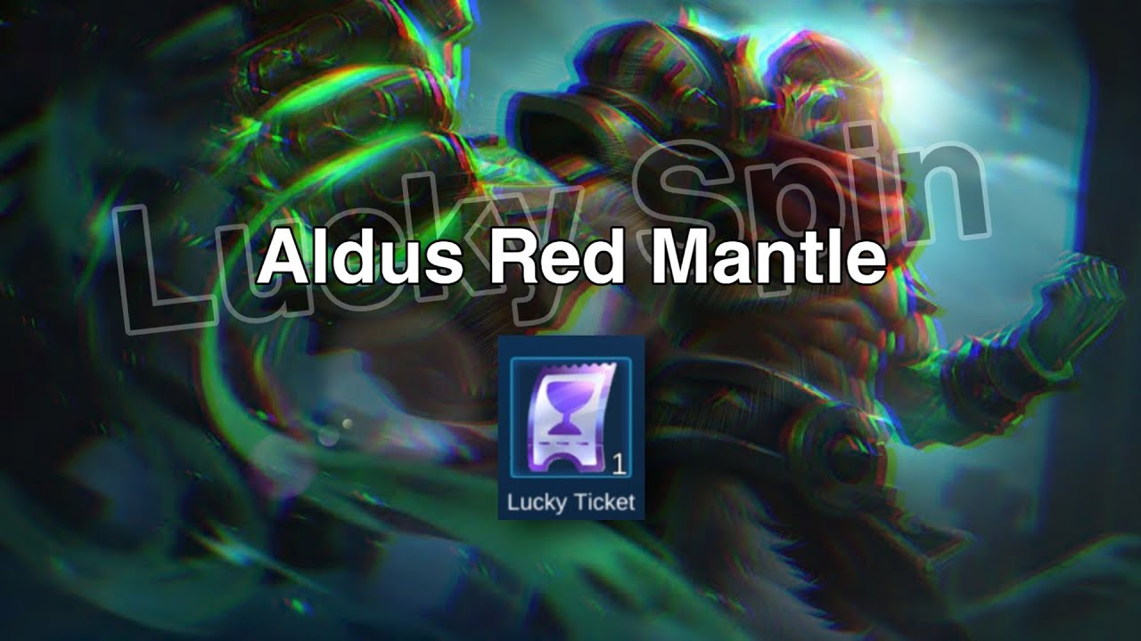 How to get Aldus Red Mantle Skin from Lucky Draw - Mobile Legends - YouTube
