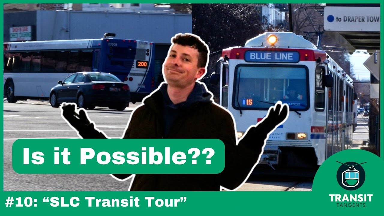 Salt Lake City Using ONLY Public Transit - YouTube