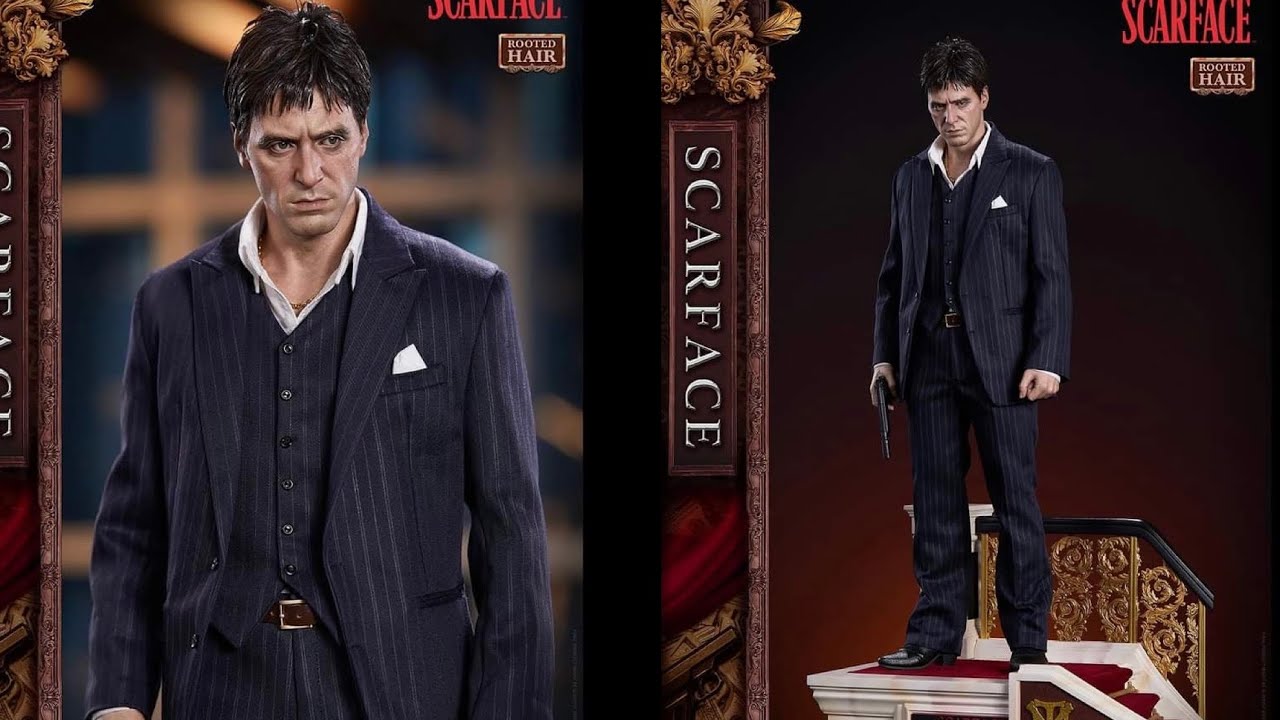 New scarface statue fully revealed preorder info blitzway - YouTube