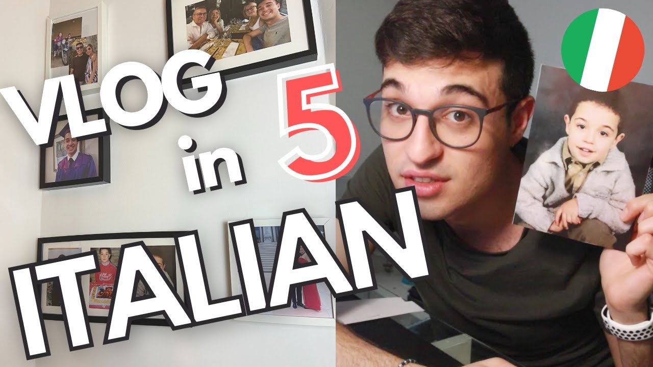 Learn Italian with Vlogs 5: cappuccino at home and old photos (eng/ita ...