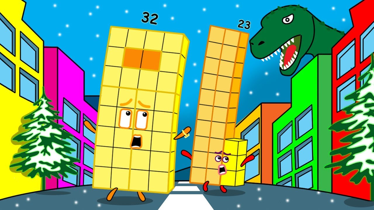 Run! NB 23 32 scared, Godzilla destroy the city on Christmas ...