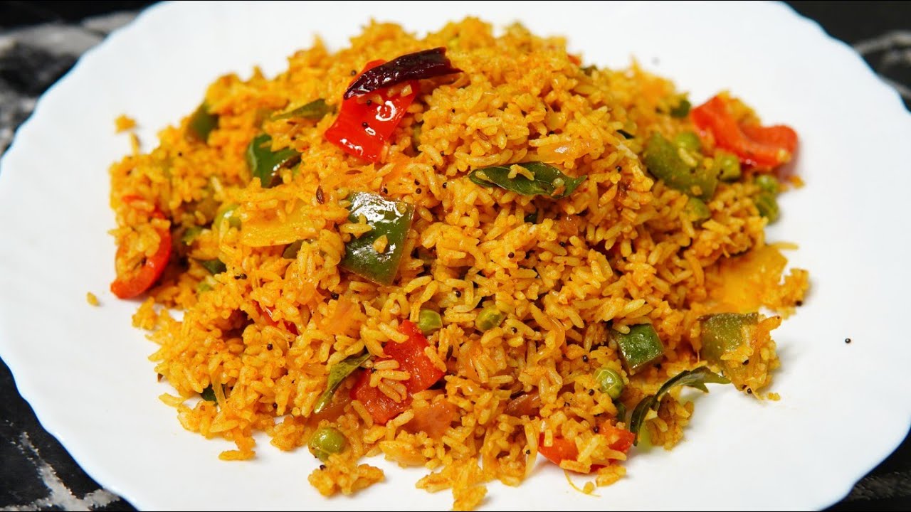 ಬೊಂಬಾಟ್ ರೈಸ್ಬಾತ್ ನಿಮಿಷಗಳಲ್ಲಿ ಮಾಡಿ | Easy Ricebath recipe | Capsicum ...