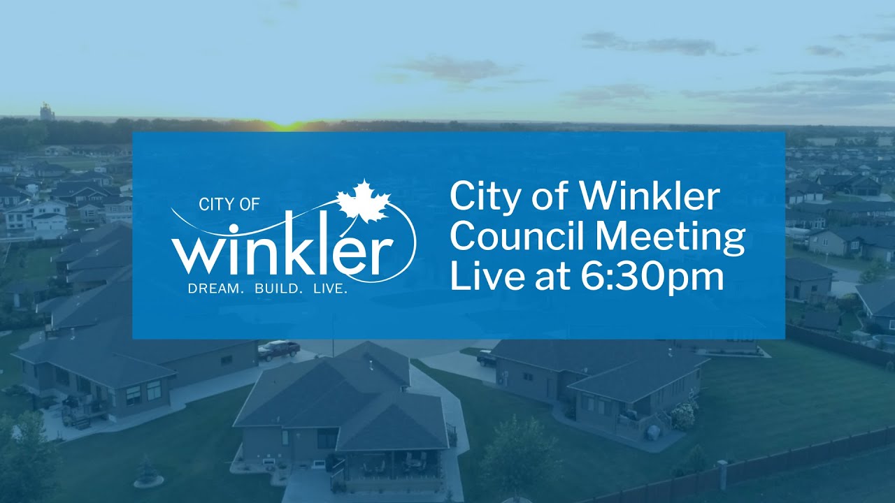 City of Winkler Council Meeting Nov 29th 2022 - YouTube