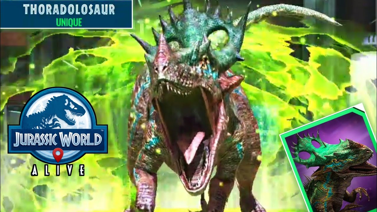 THORADOLOSAUR UNLOCKED !! The BEAST is Created – Jurassic World Alive ...