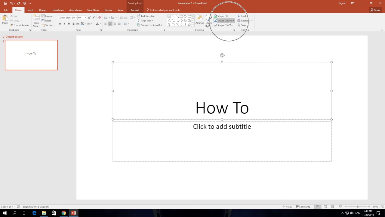 How To Color Shape Outline In PowerPoint 365 YouTube how-to-color-shape-outline-in-powerpoint-365-youtube