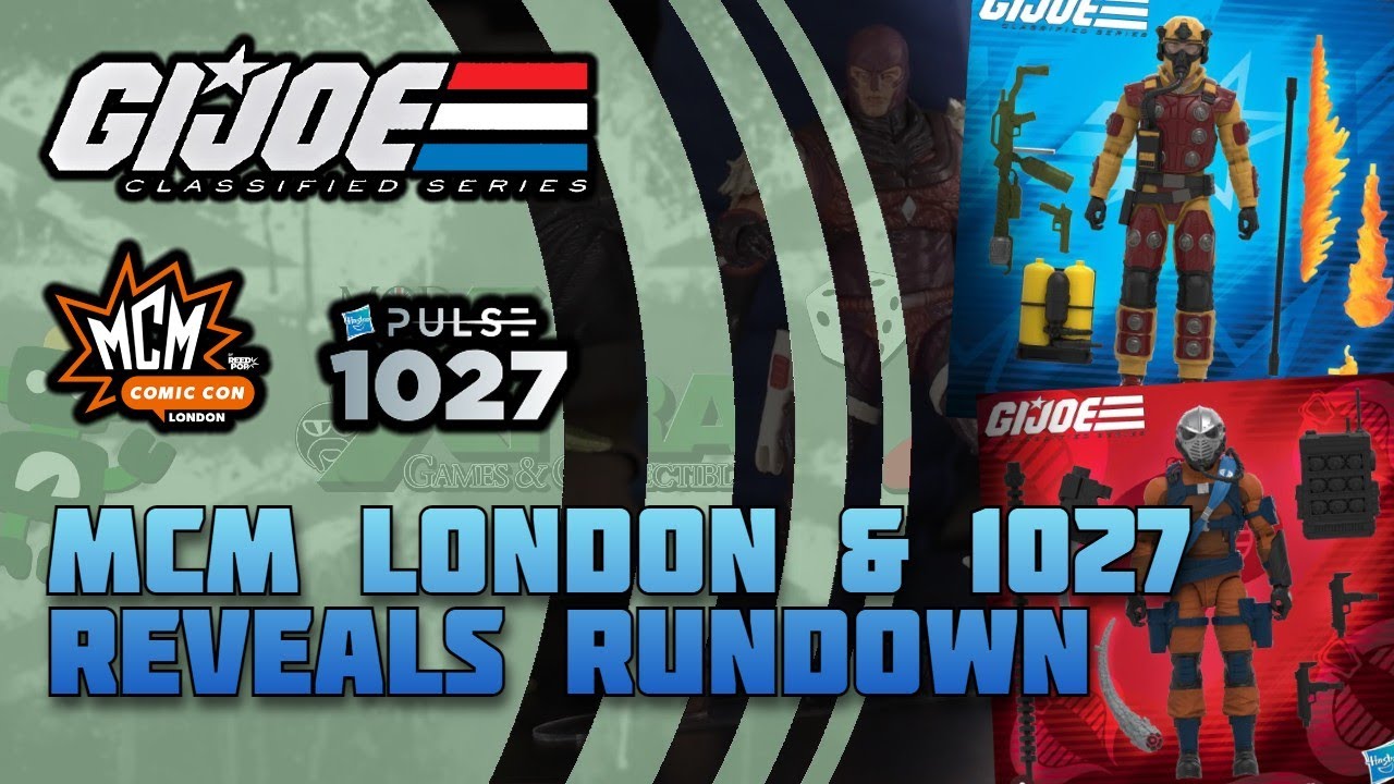 New GI Joe Classified Reveals! | London Comic Con & 1027 - YouTube