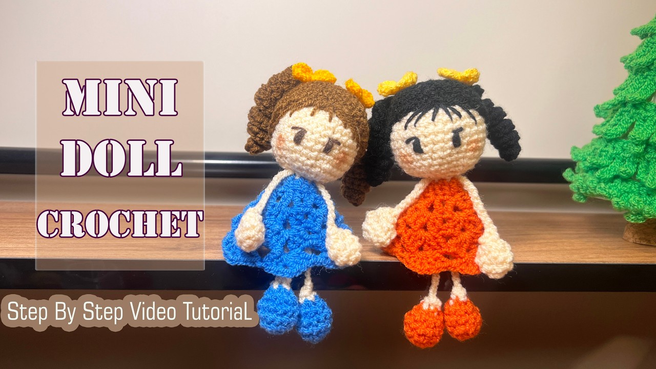 Easy Crochet Girl Amigurumi Doll 😍| Free Step-by-Step Tutorial💯👌 - YouTube