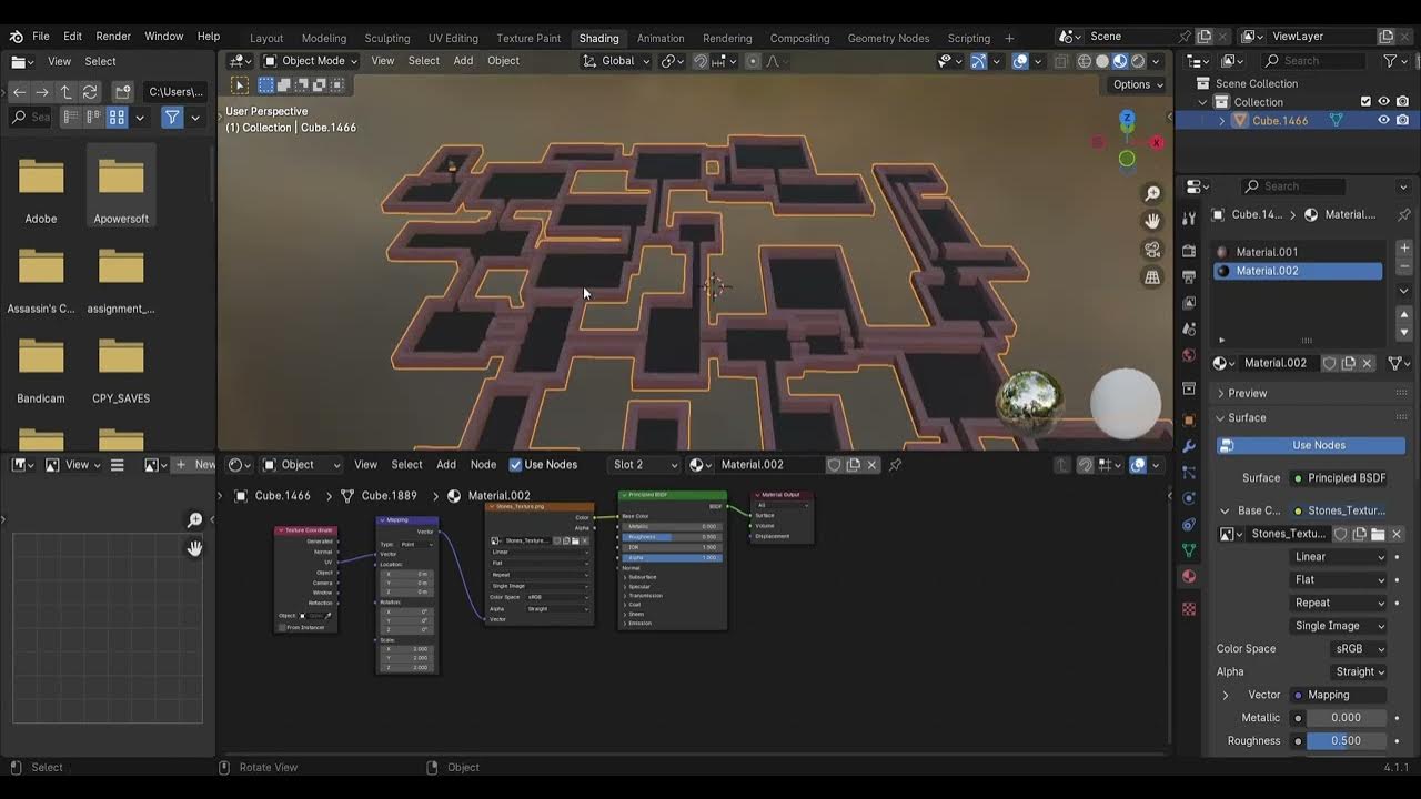 Blender Procedural Dungeon Generator | blender | Godot | Texture - YouTube