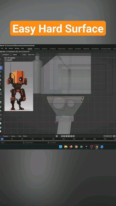 Hard Surface Modeling Blender- Boolean Modifier In Blender - #hardsurface #blender - YouTube