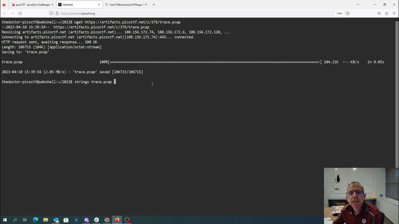 picoCTF 2023 PcapPoisoning - YouTube