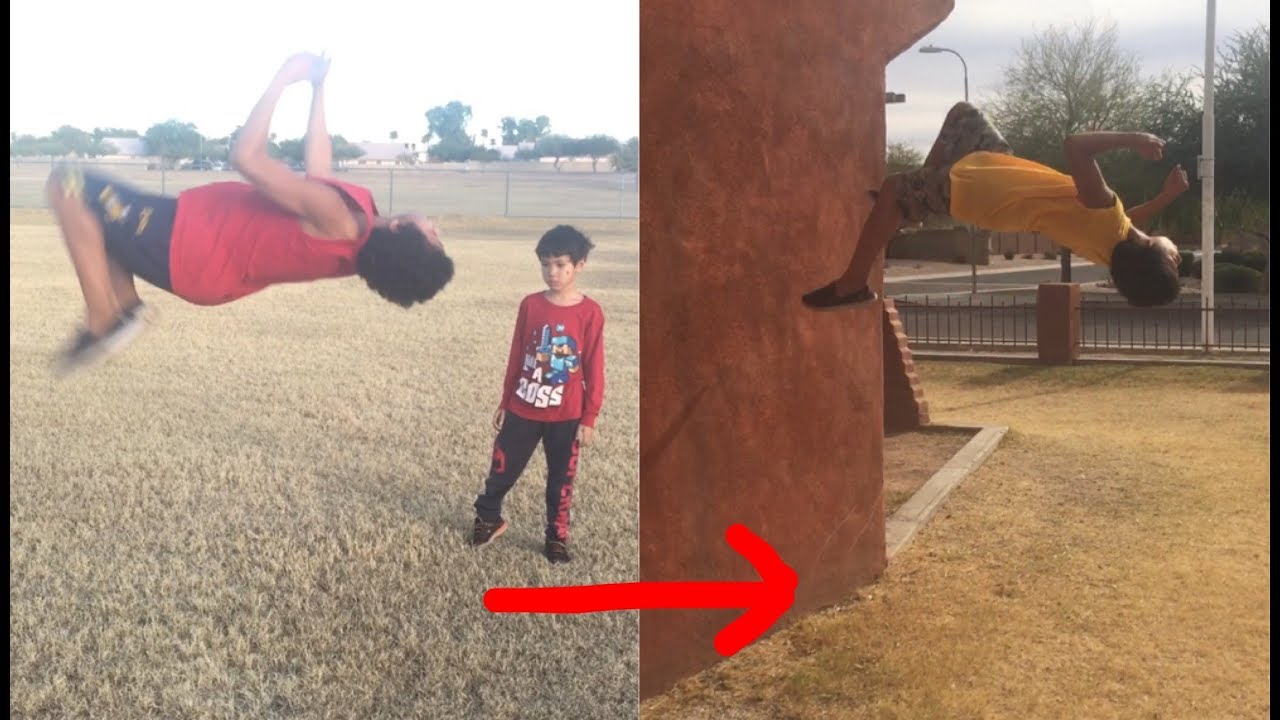 HOW TO PROGRESS FROM A BACKFLIP TO A WALL FLIP - YouTube