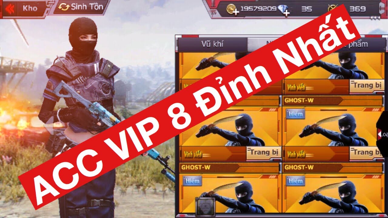 CF Mobile/CF Legends | REVIEW ACC VIP 8 - Kho Nhân Vật Đỉnh Nhất CFL ...