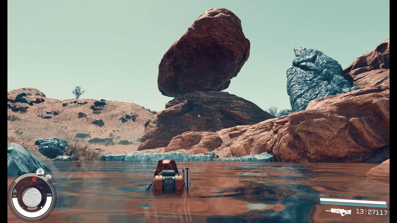 Starfield Gameplay, Swimming at a Melted Glacier, Rare Find, on Magnar ...