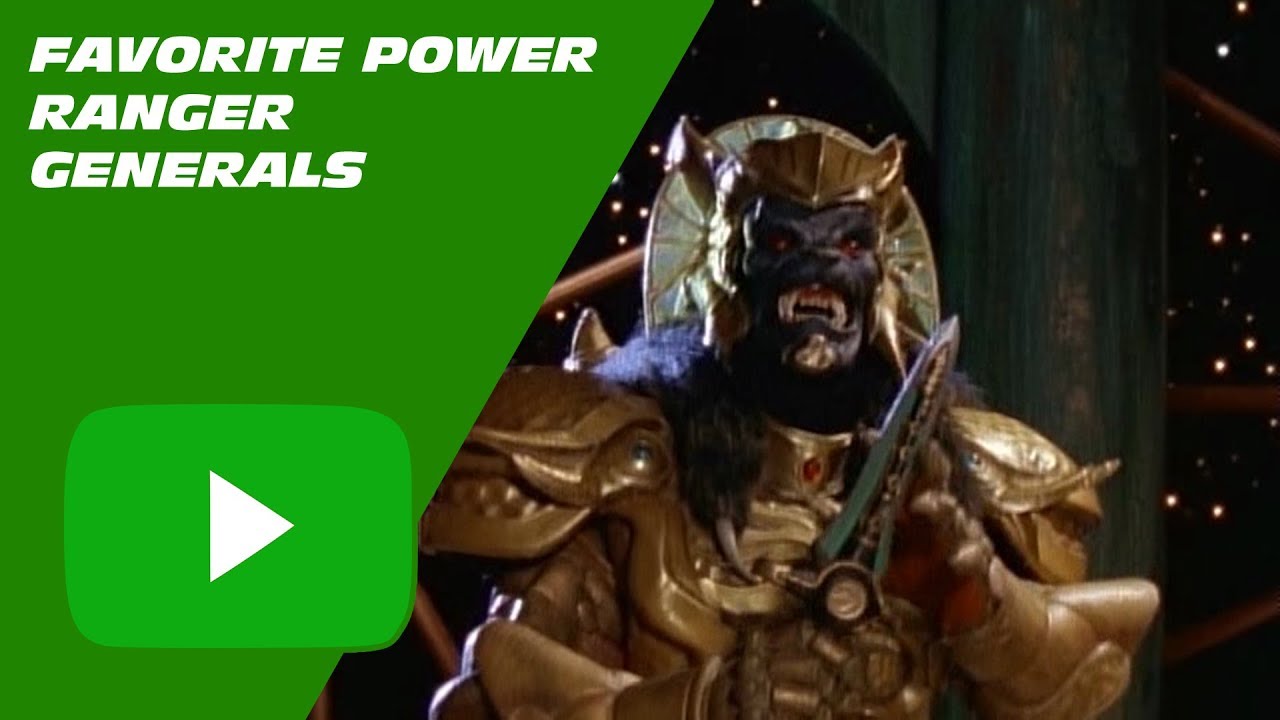 Top Ten #32 Favorite Generals In Power Rangers - YouTube