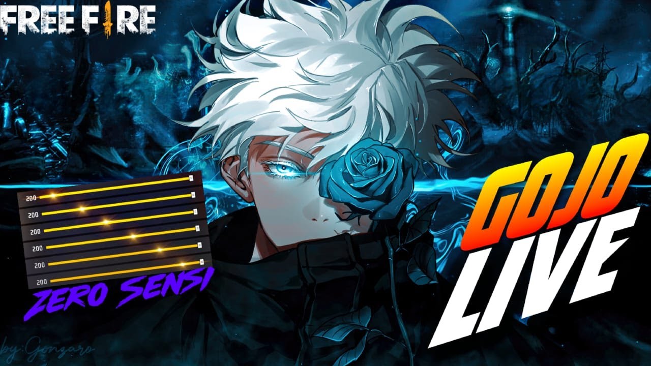 GOJO LIVE FREE FIRE GRANDMASTER PUSH SOLO VS SQUAD - YouTube