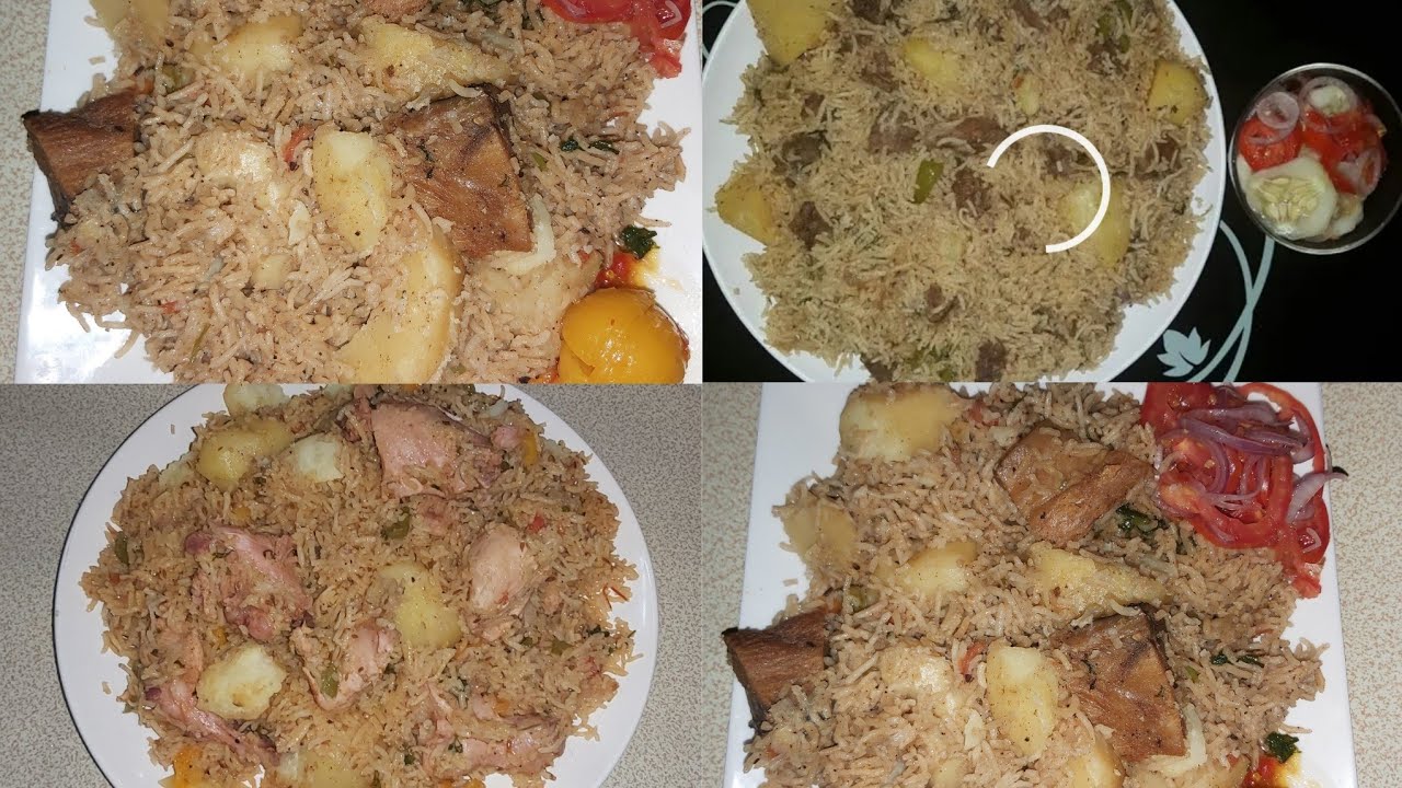 JINSI YA KUPIKA PILAU AINA TATU(3 TYPES OF PILAU) PILAU YA KUKU, PILAU ...