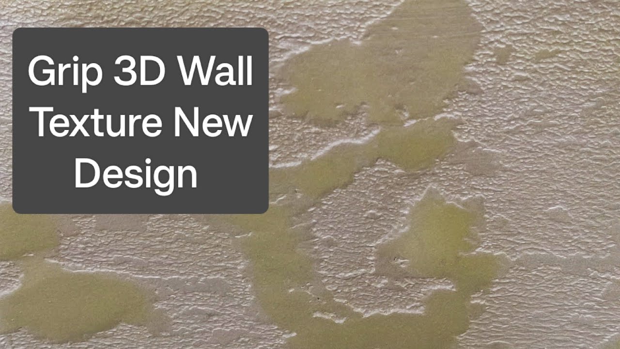 Grip 3D Wall Texture New Design || Creative Painting - YouTube