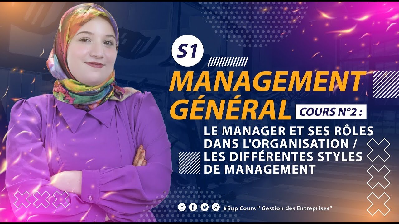 Management général : le Manager ses rôles dans l'organisation / les ...